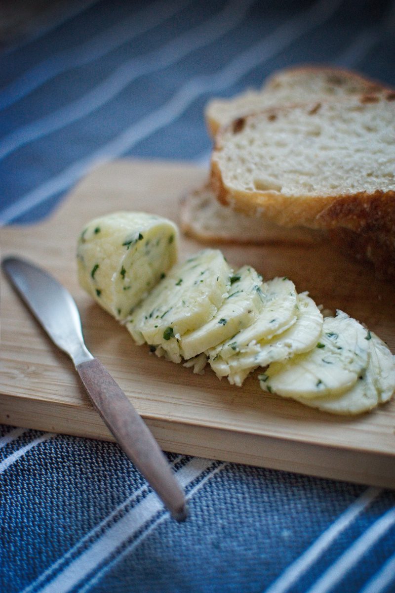 Quick and Easy Herb Butter Recipe Using Fresh Herbs - Not Quite a Homestead
